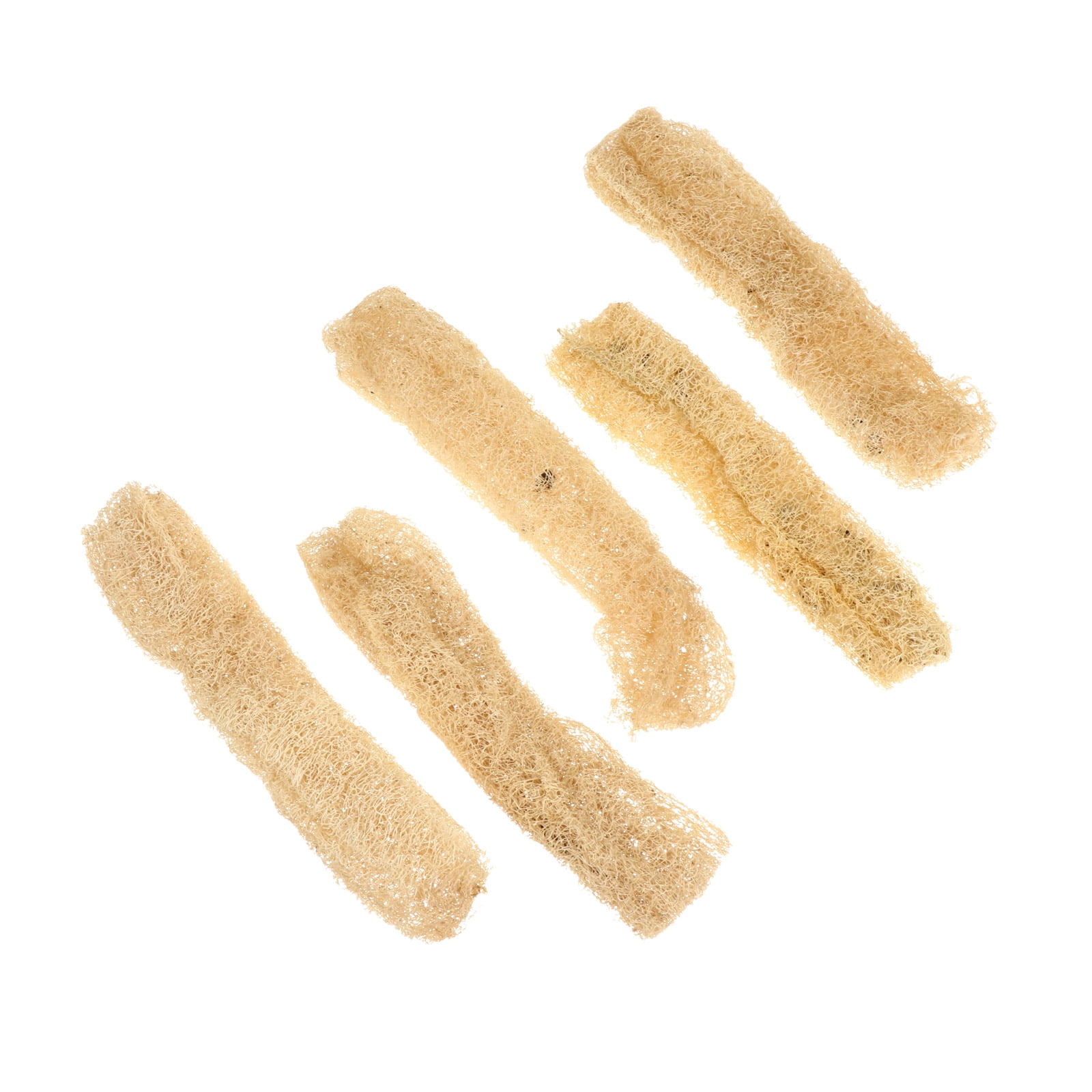 Homoyoyo Loofah Chinchilla Small Pet Toy Orange 5Pcs 2x8.7in - Walmart.com