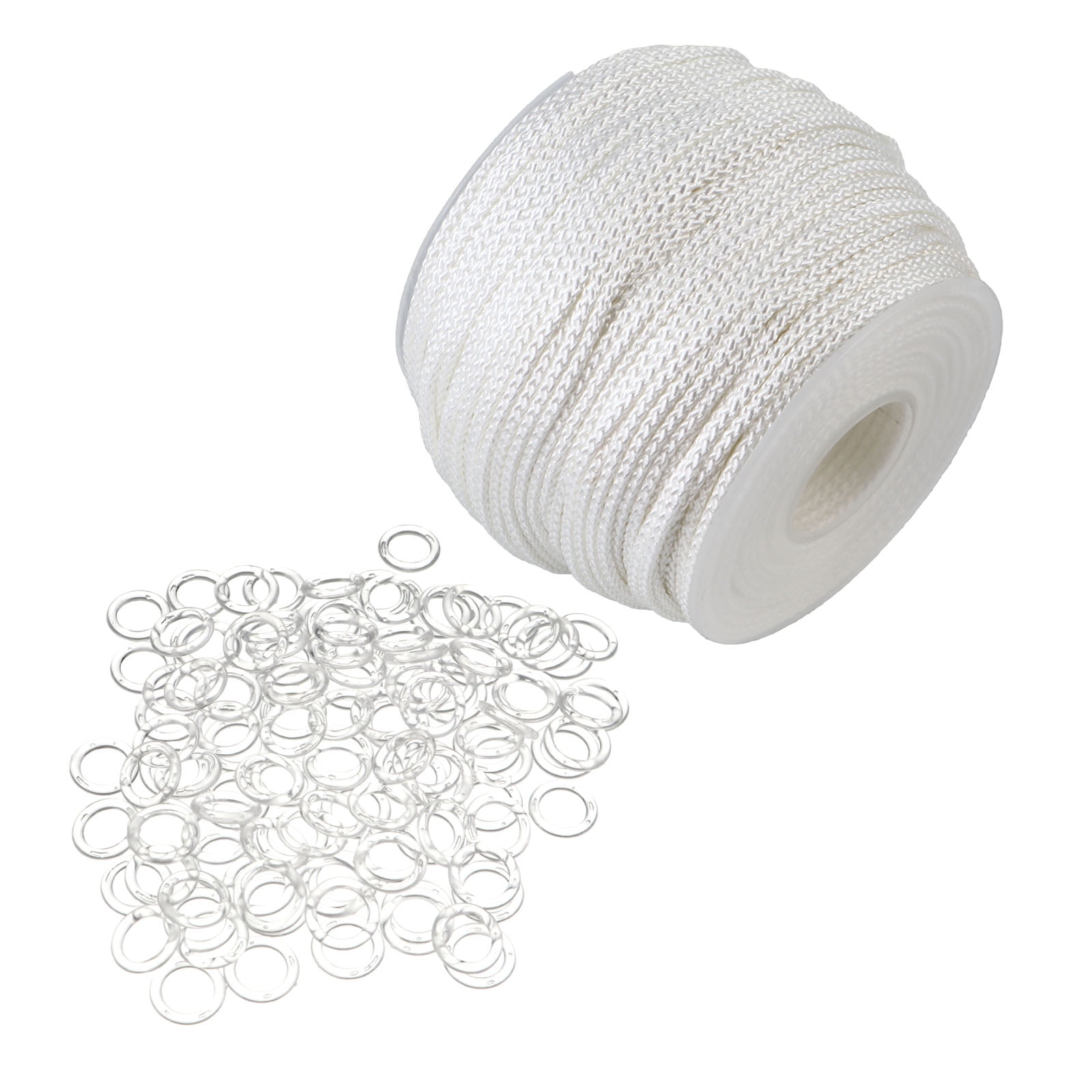 Homoyoyo Plastic Rings for Curtains 1 Set Curtain Rope Kit 7X7X6in ...
