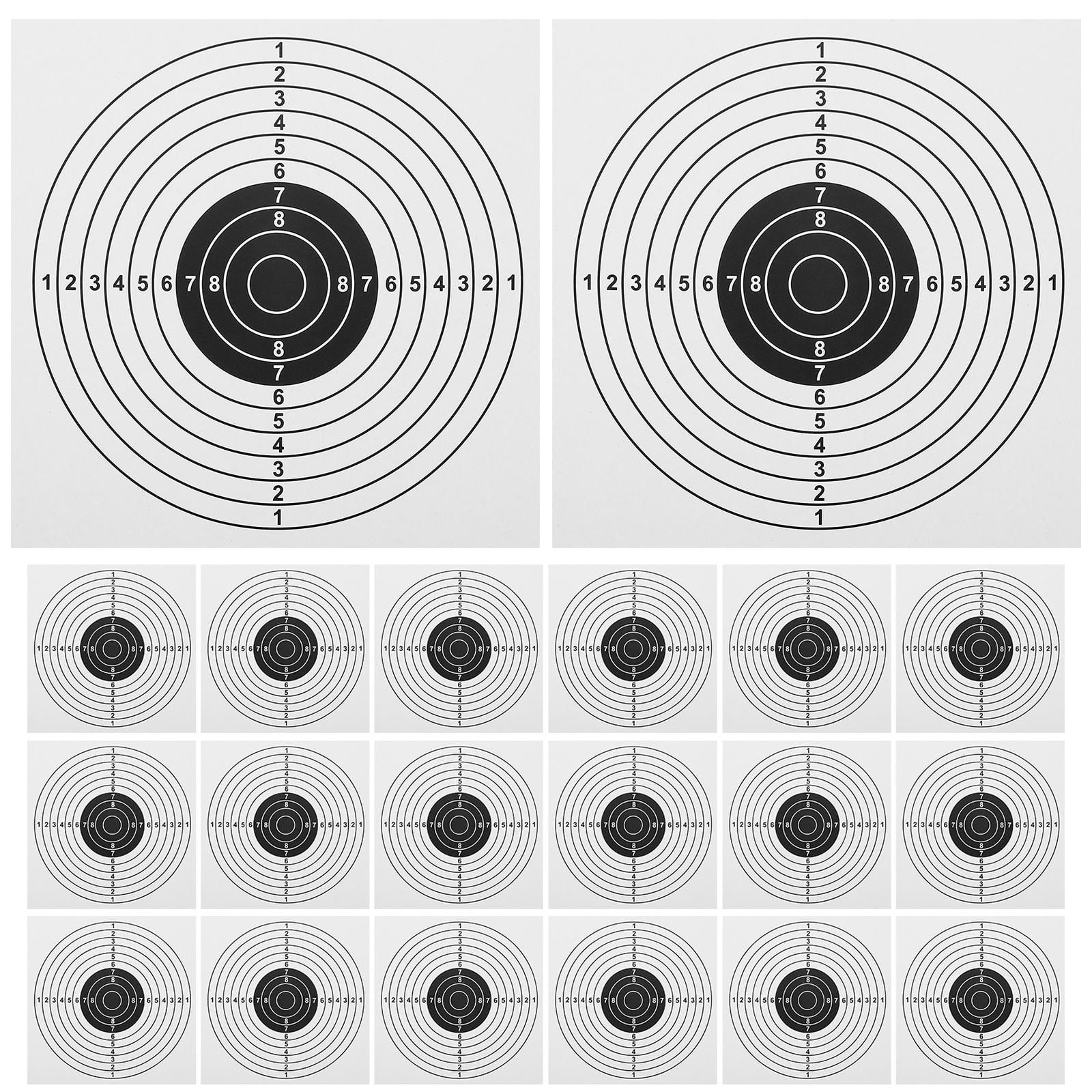Homoyoyo 100pcs Precision Paper Target Sheets for Backyard Archery ...