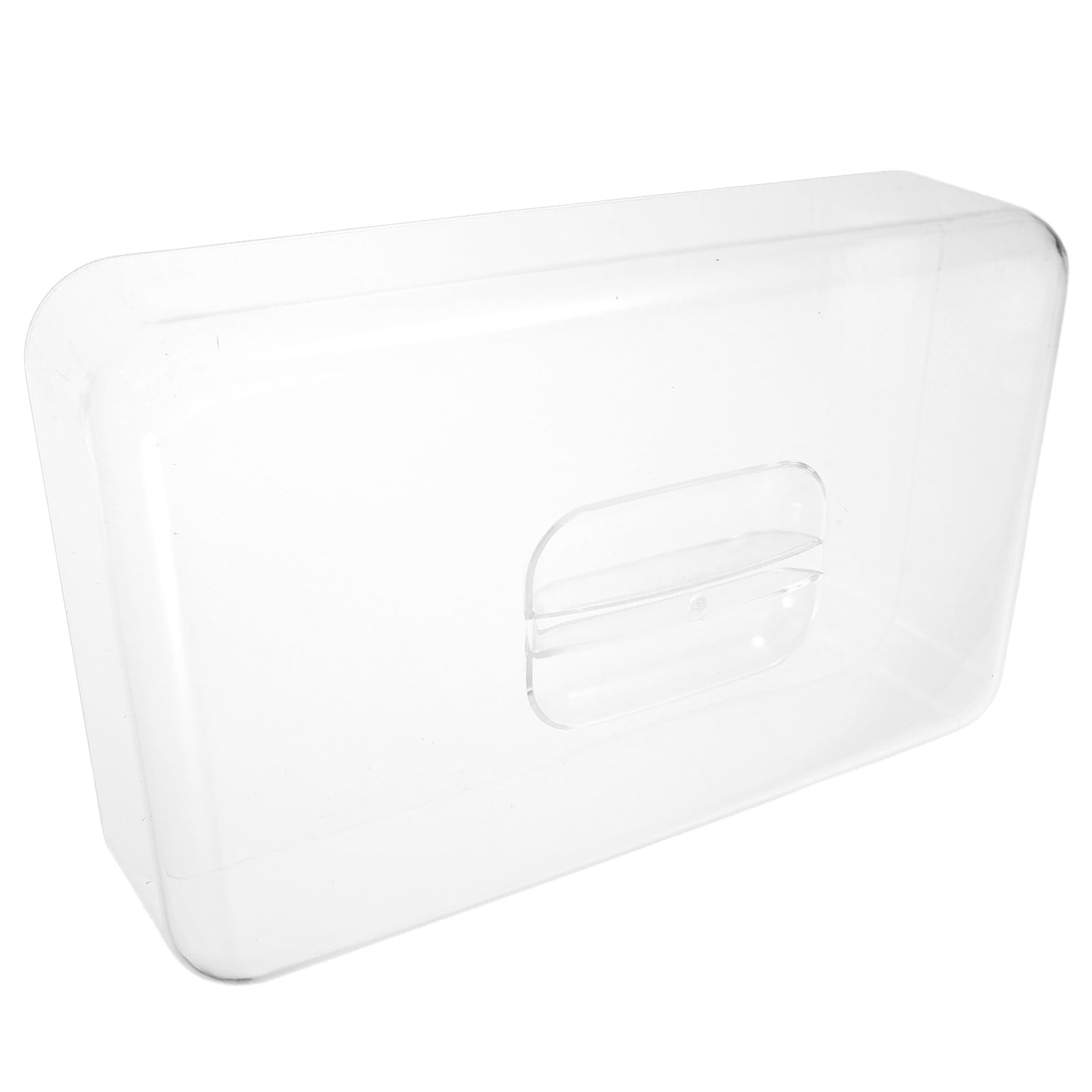 Homoyoyo Rectangular Glass Cake Stand With Dome Easy to Clean Versatile ...