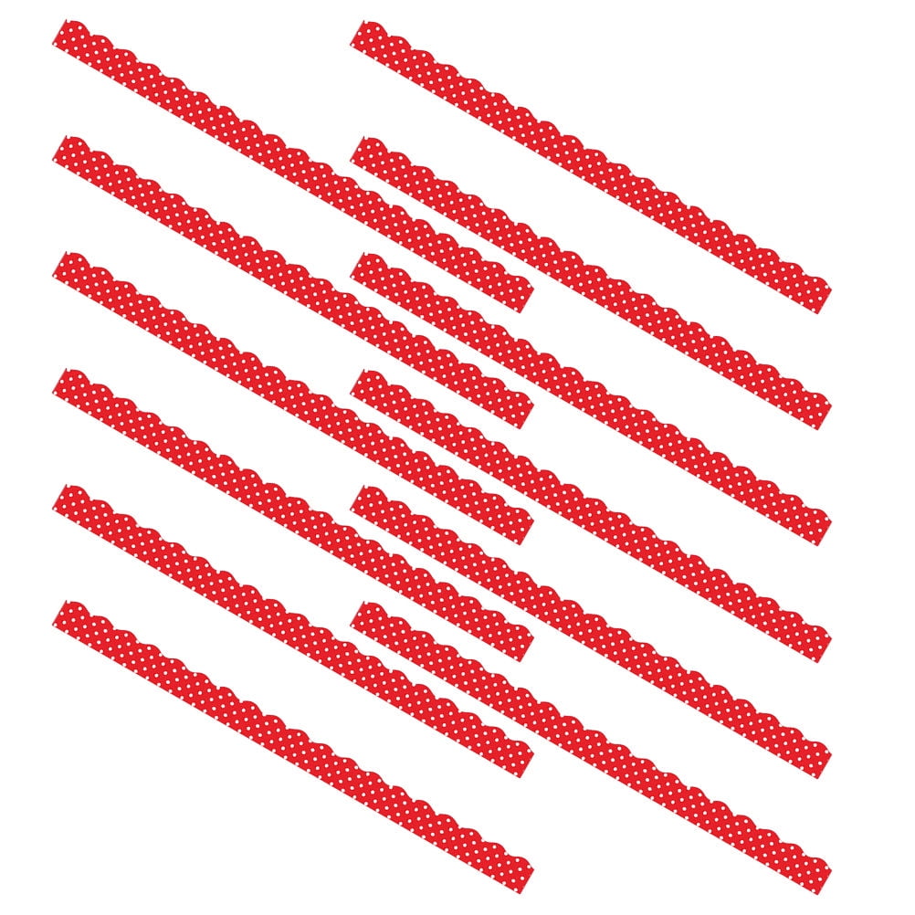 Homoyoyo Red PVC Trim for Bulletin Boards Classroom Decoration, 12 ...