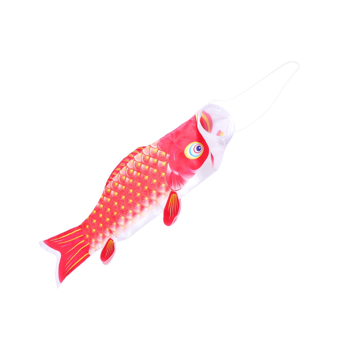 Homoyoyo Japanese Style Fish Flag Decor Carp Shape Red Cloth 1Pcs 27 ...