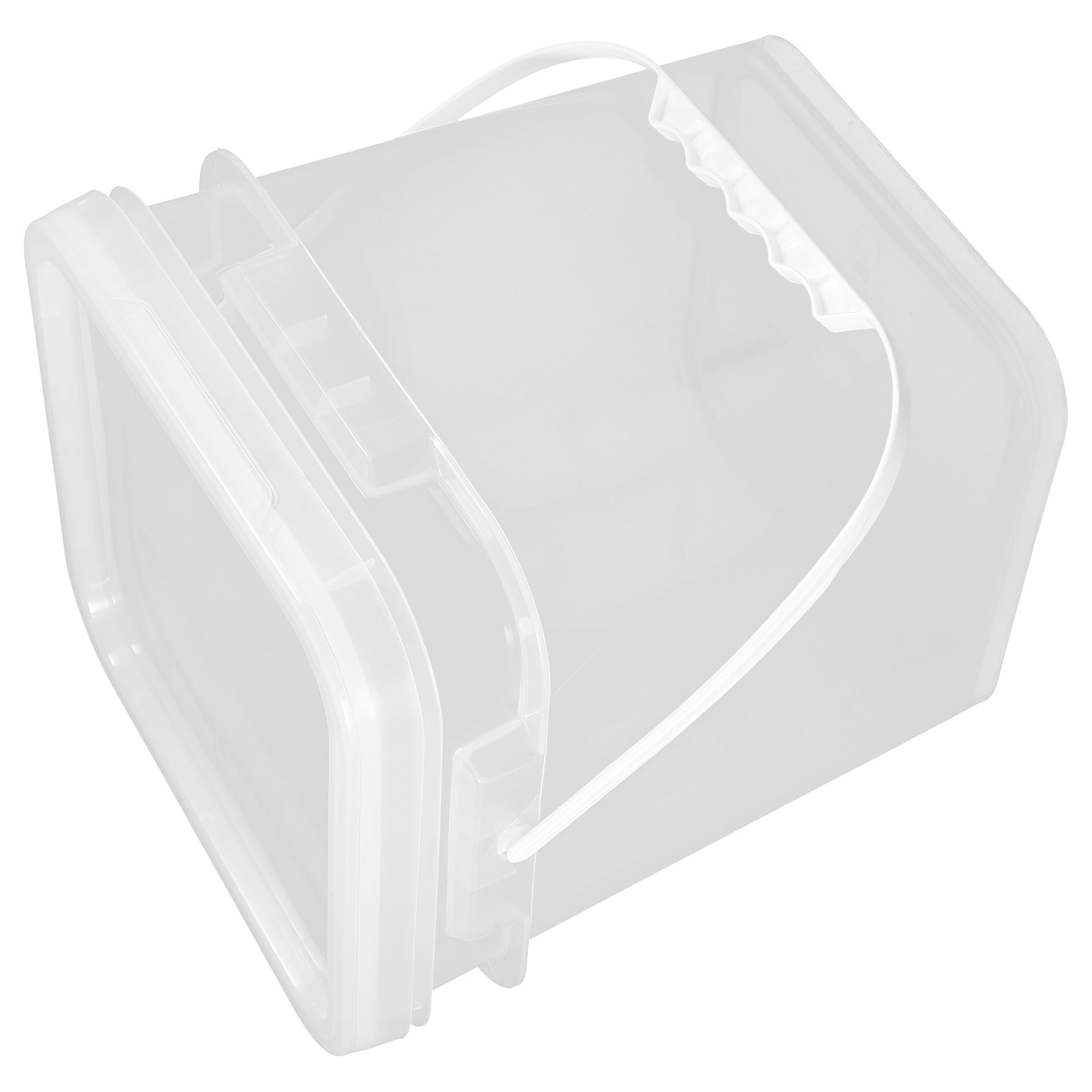 Homoyoyo 5L Square Food Grade Plastic Container with Lid, Multi-Purpose ...