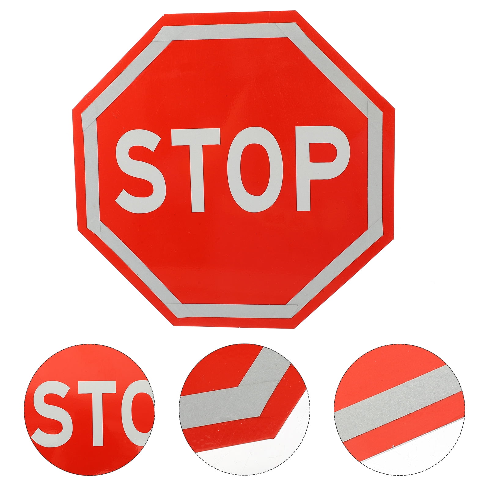Homoyoyo Stop Sign Reflective Traffic Sign Board For Centers Schools ...