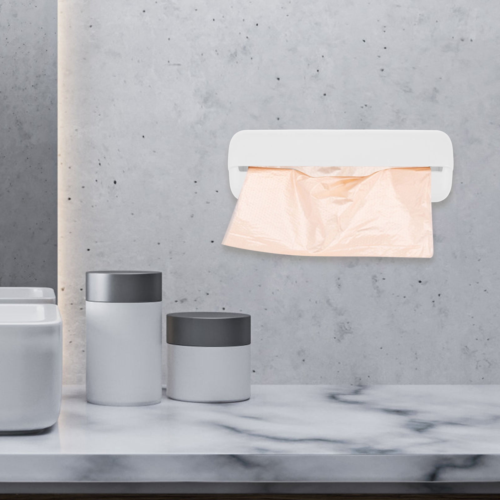 Homoyoyo Trash Bag Dispenser Holder, Plastic Bag Organizer, Trash Bag ...