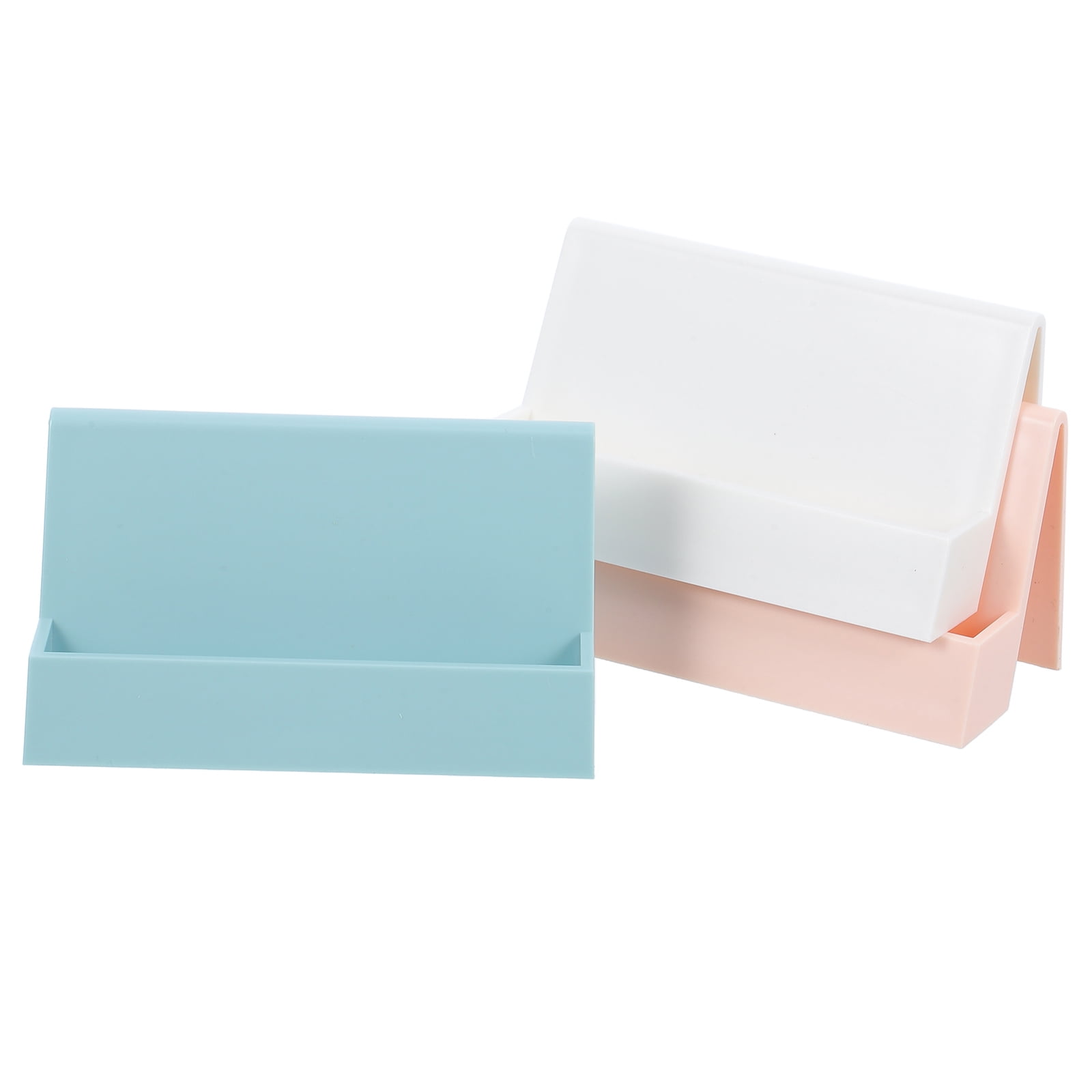 Homoyoyo Vertical Business Card Holder Display Assorted Color 3Set For ...