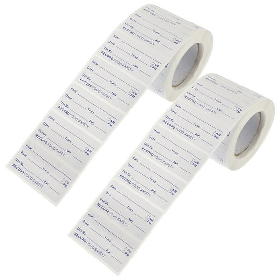 Homoyoyo Removable Adhesive Food Date Labels for Kitchen Storage and ...