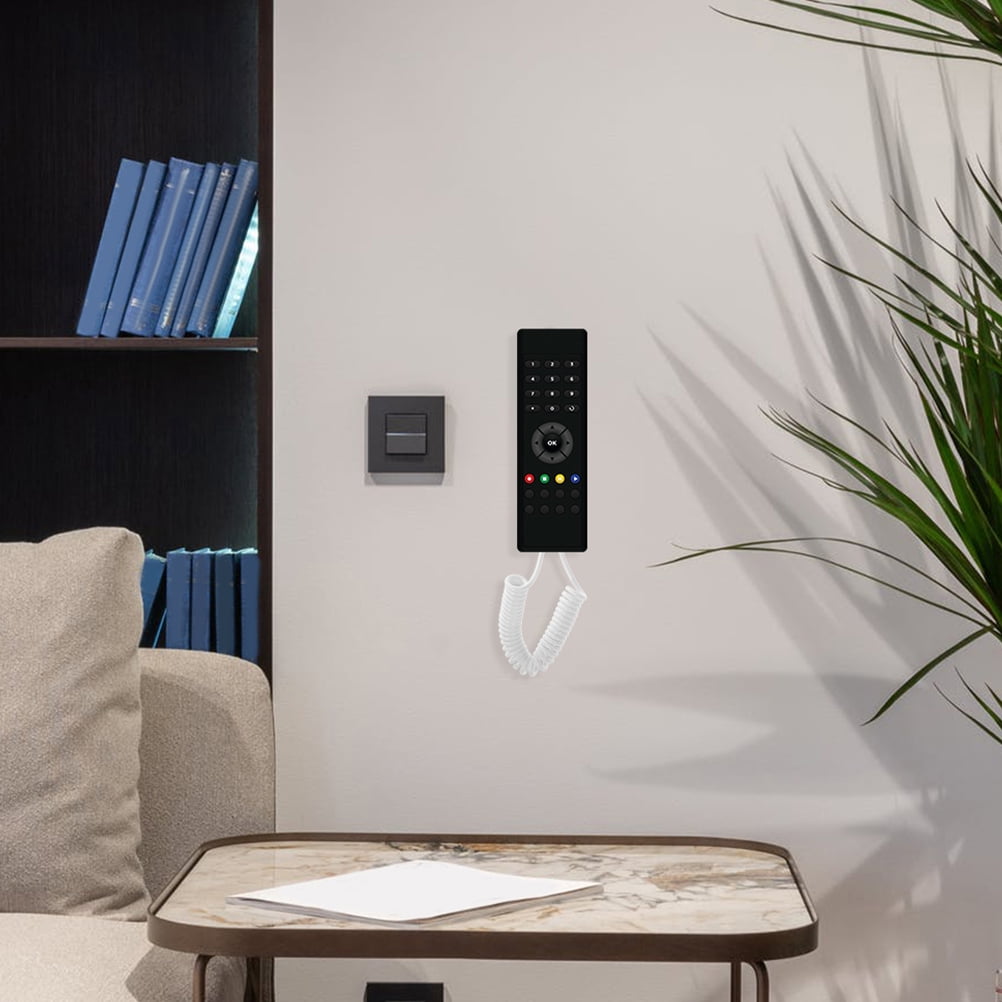 Homoyoyo White Remote Holder Tether With Safety Coiled Lanyard For ...