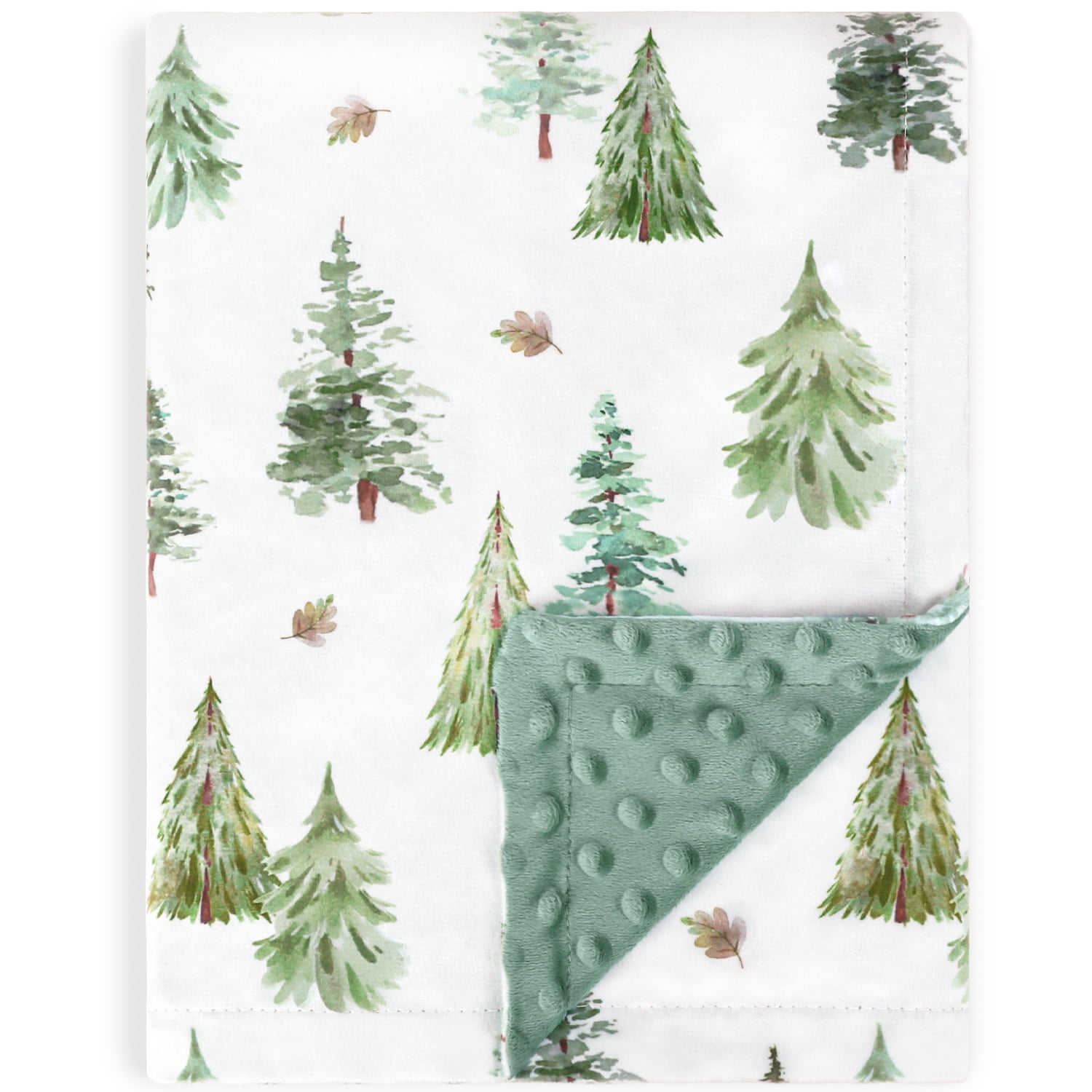 HOMRITAR Baby Blanket for Boys, Soft, Lightweight, Double Layer Dotted ...