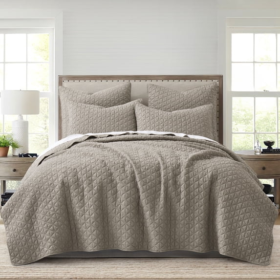 Homthreads by Levtex Home - Rowan - Throw 50x60in.- Diamond Quilted ...