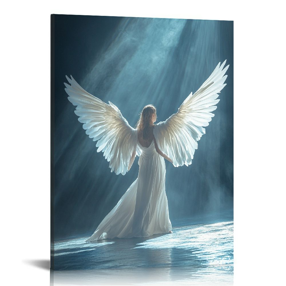 Homura Angel of Compassion Canvas Wall Art Prints Home Office Decor ...