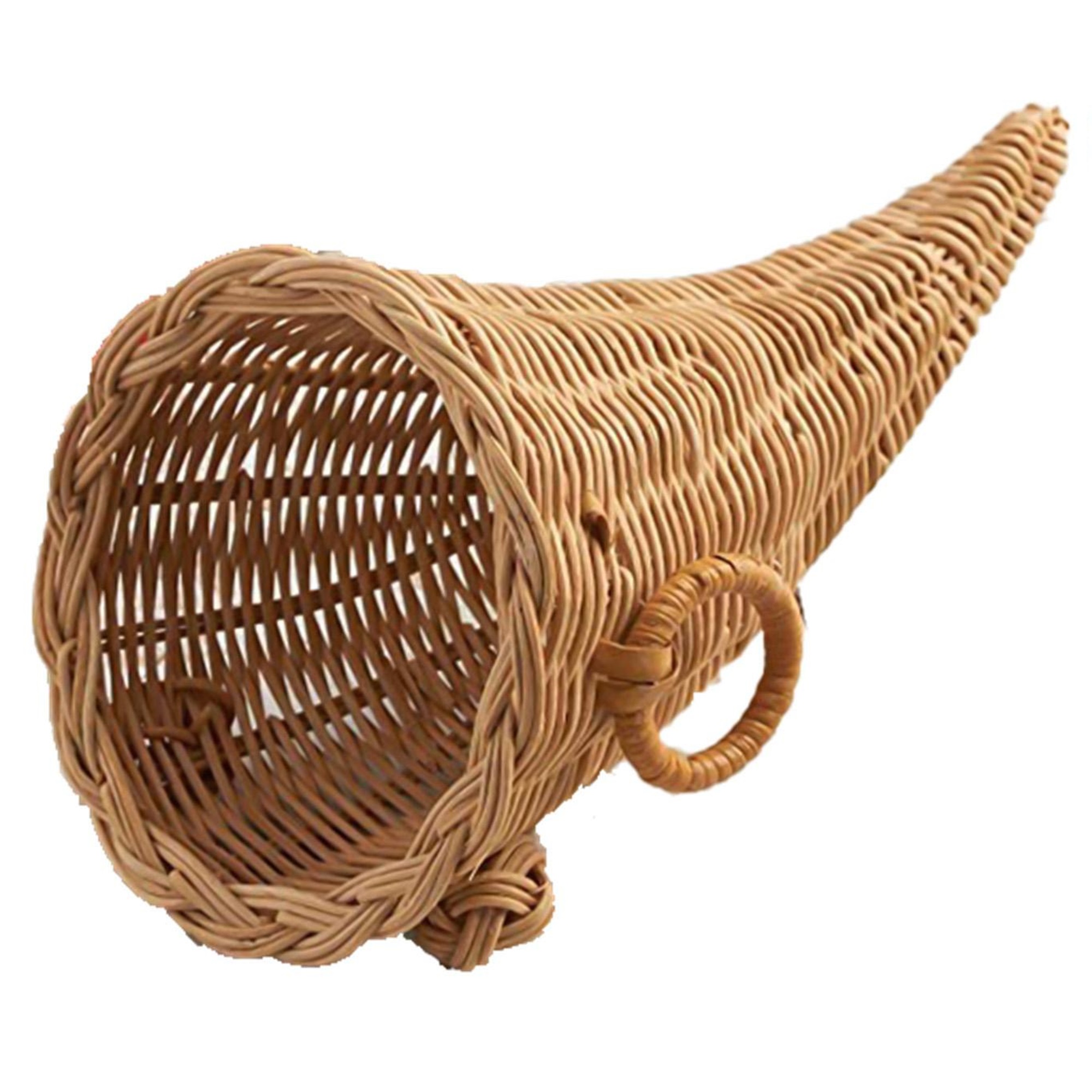 Homvare 13" Bamboo Cornucopia with Liner Indoor and Outdoor - Walmart.com