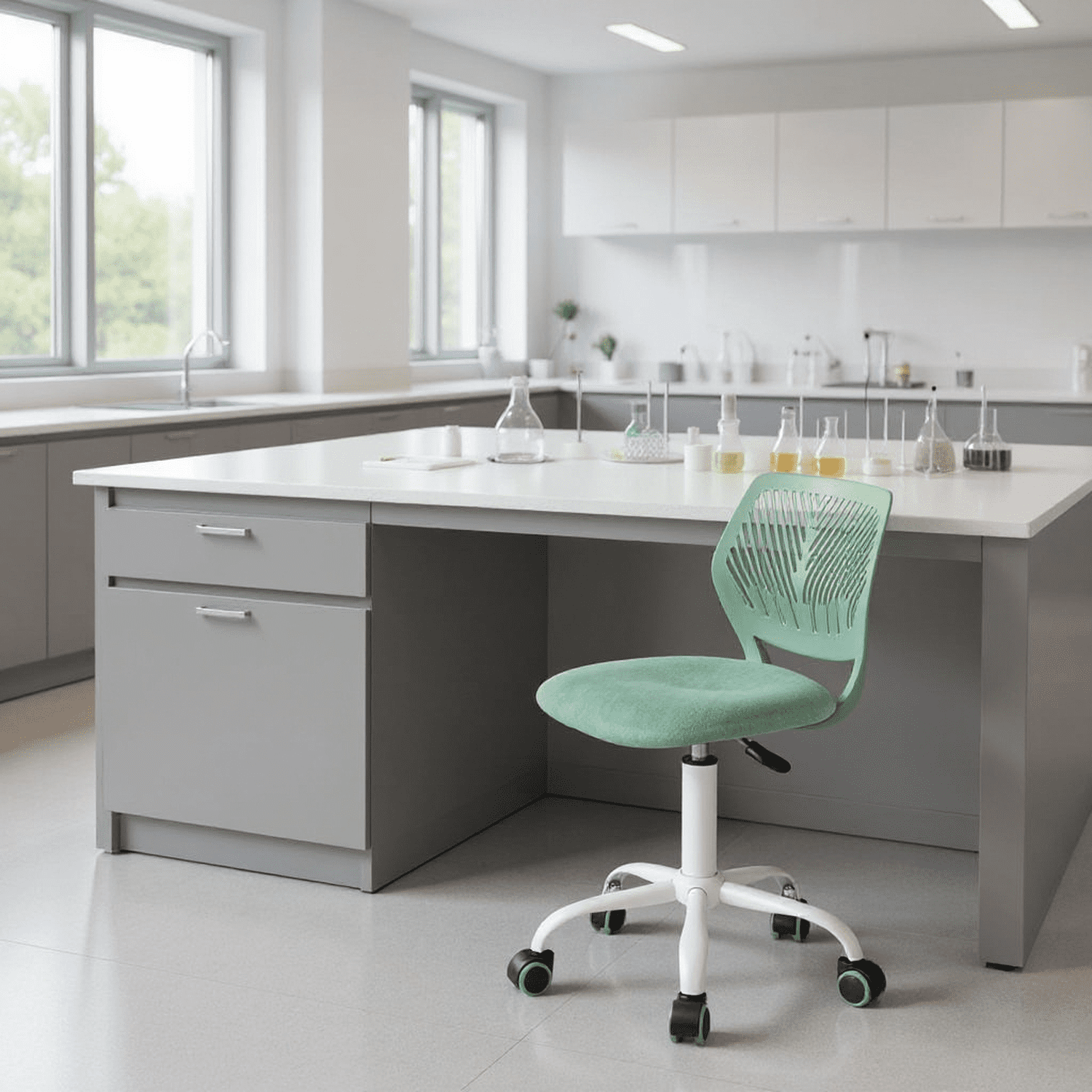 Homy Casa Adjustable Height Drafting Stool with 360° Swivel, Ergonomic ...