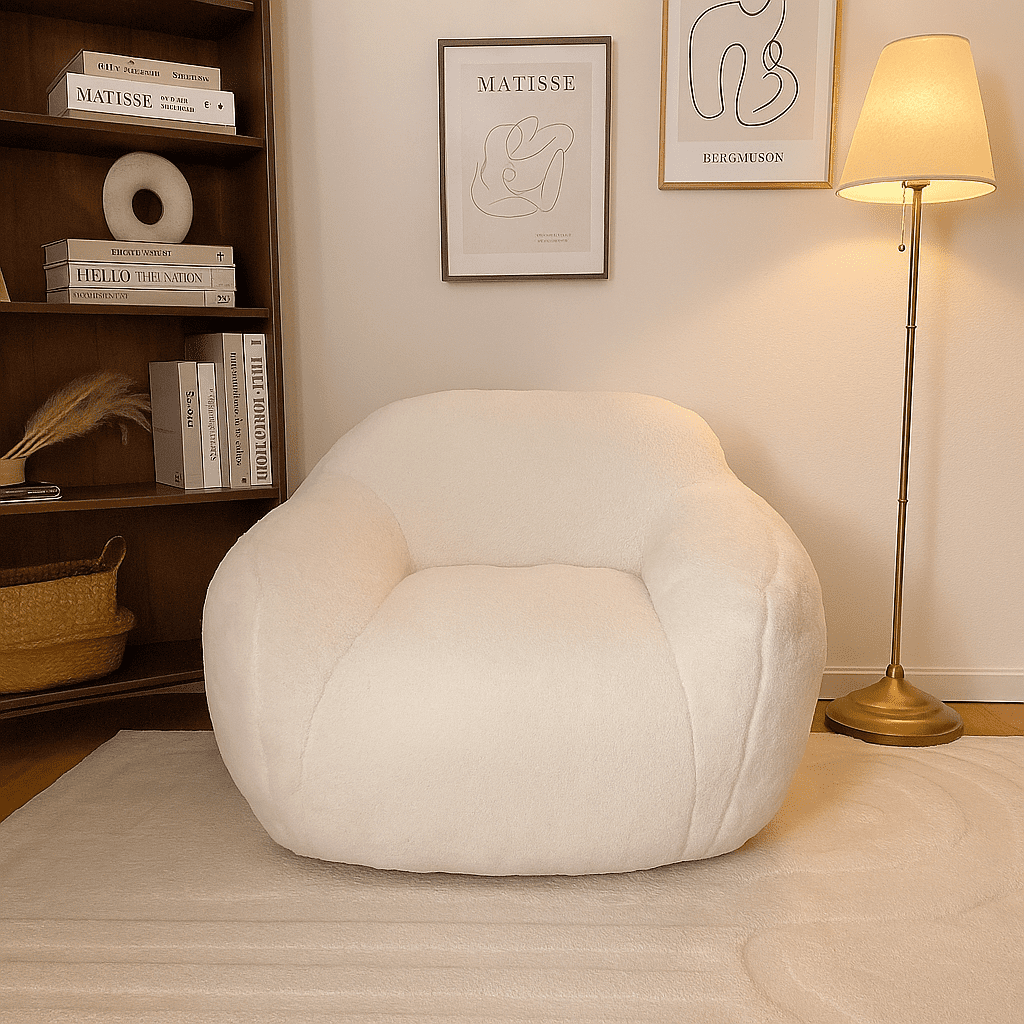 Homy Casa Cozy Bean Bag Chair, Ideal for Reading Corners and Relaxation ...