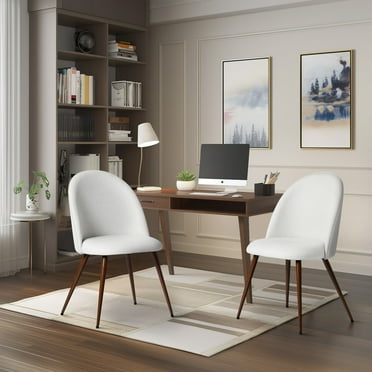 Homy Casa Desk Chairs Set of 2, Modern Armrests Office Chair for Home ...