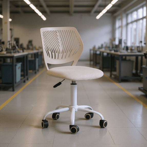 Homy Casa Ergonomic Assembly Line Stool Adjustable Swivel with Height ...