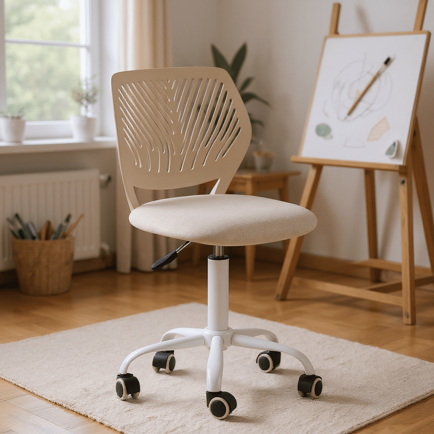 Homy Casa Ergonomic Drafting Stool Adjustable Swivel with Height ...