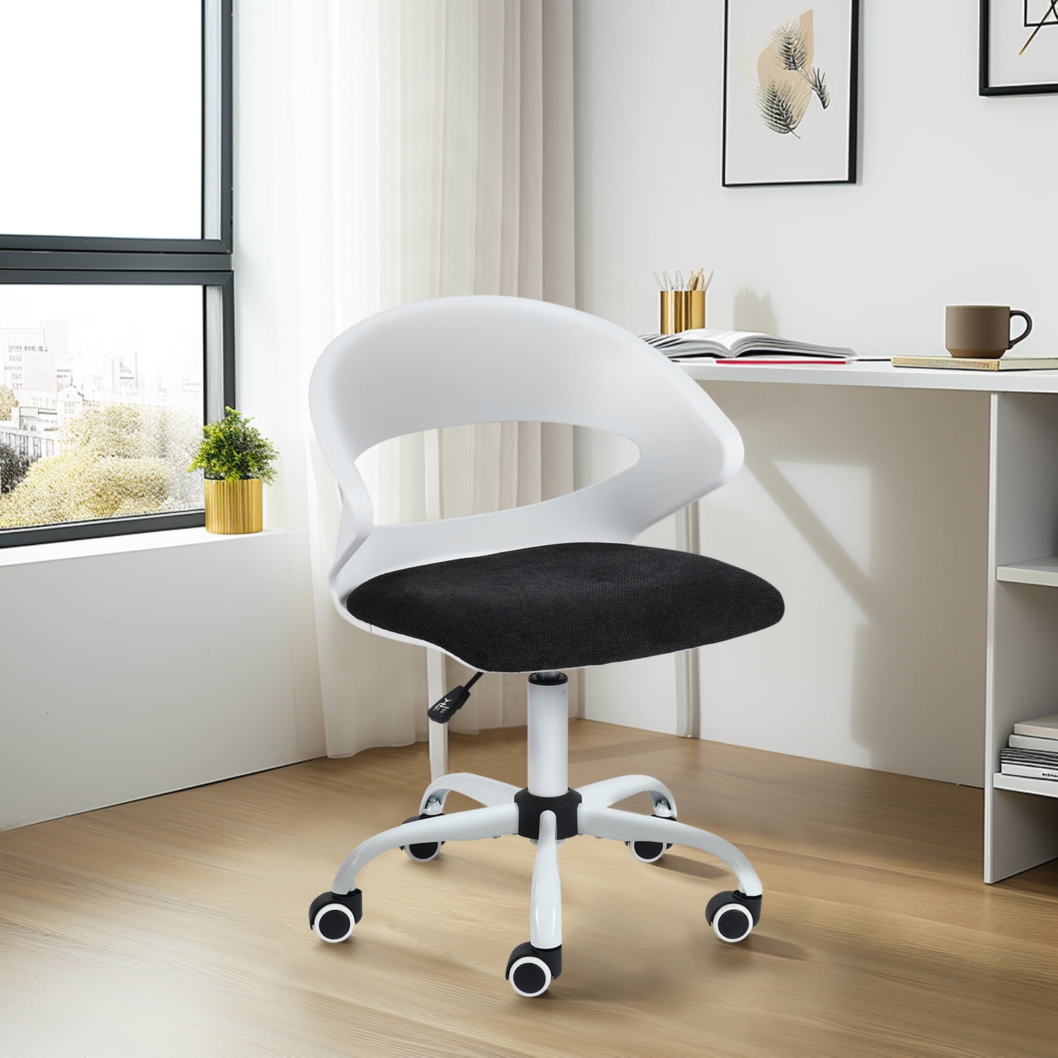 Homy Casa Modern Office Chair - with Arms and Wheels, Adjustable Swivel ...