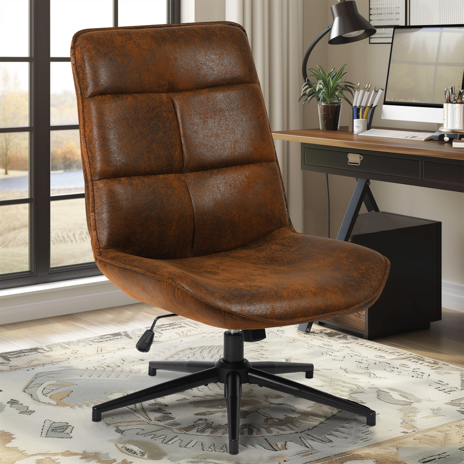 Homy Casa Office Desk Chair, Adjustable Height 15° Tilt High Back ...