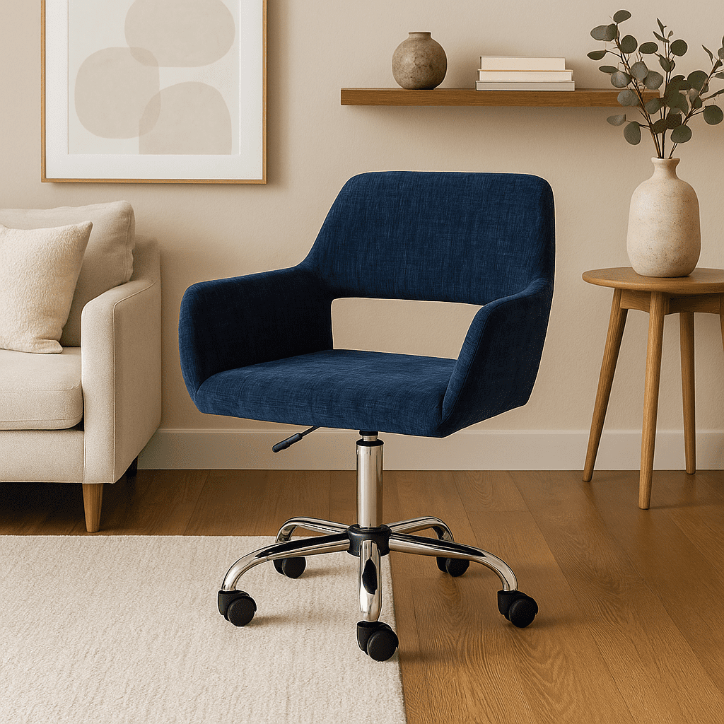 Homy Casa Swivel Accent Chair, Adjustable Guest Chair for Living Room ...