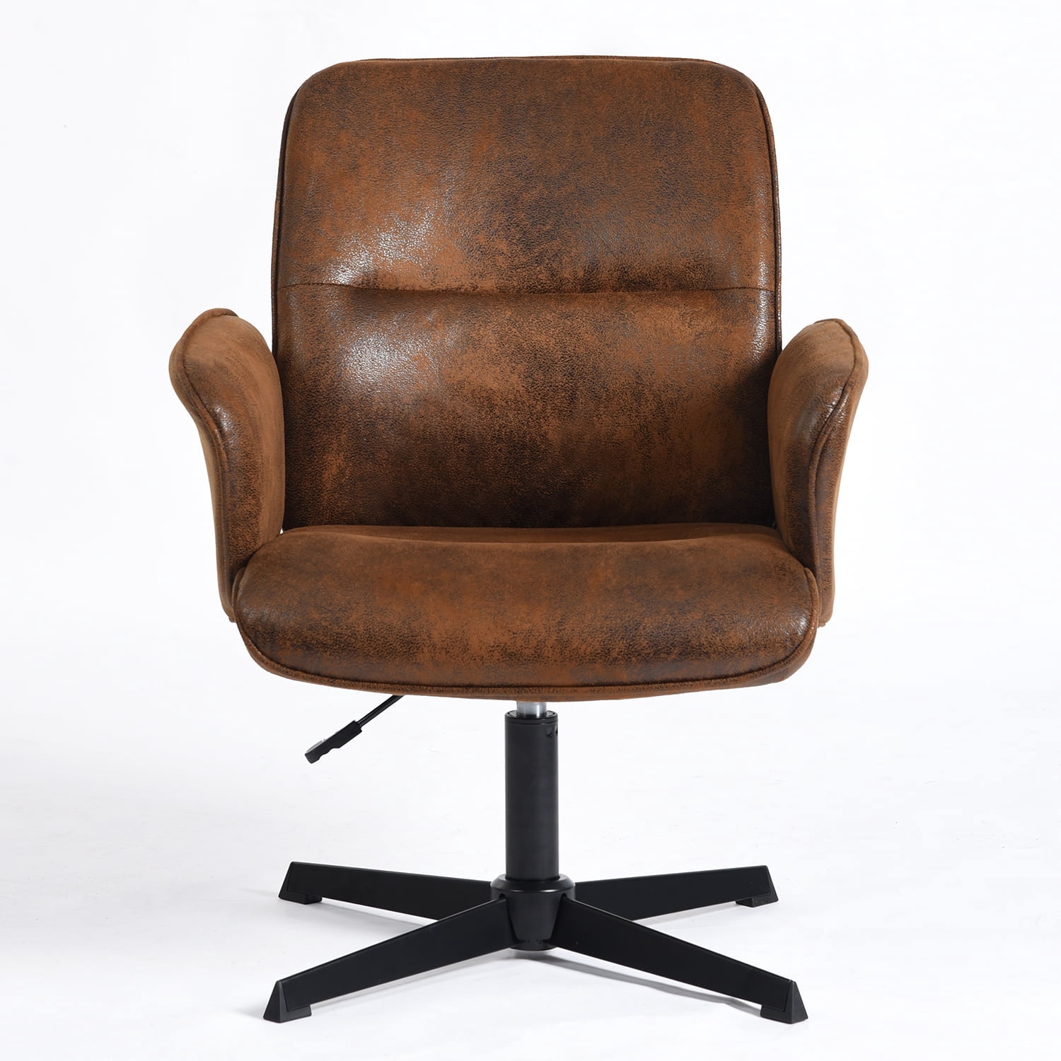 Homy Casa Swivel Office Ergonomic Height Adjustable No Wheel Armchair ...