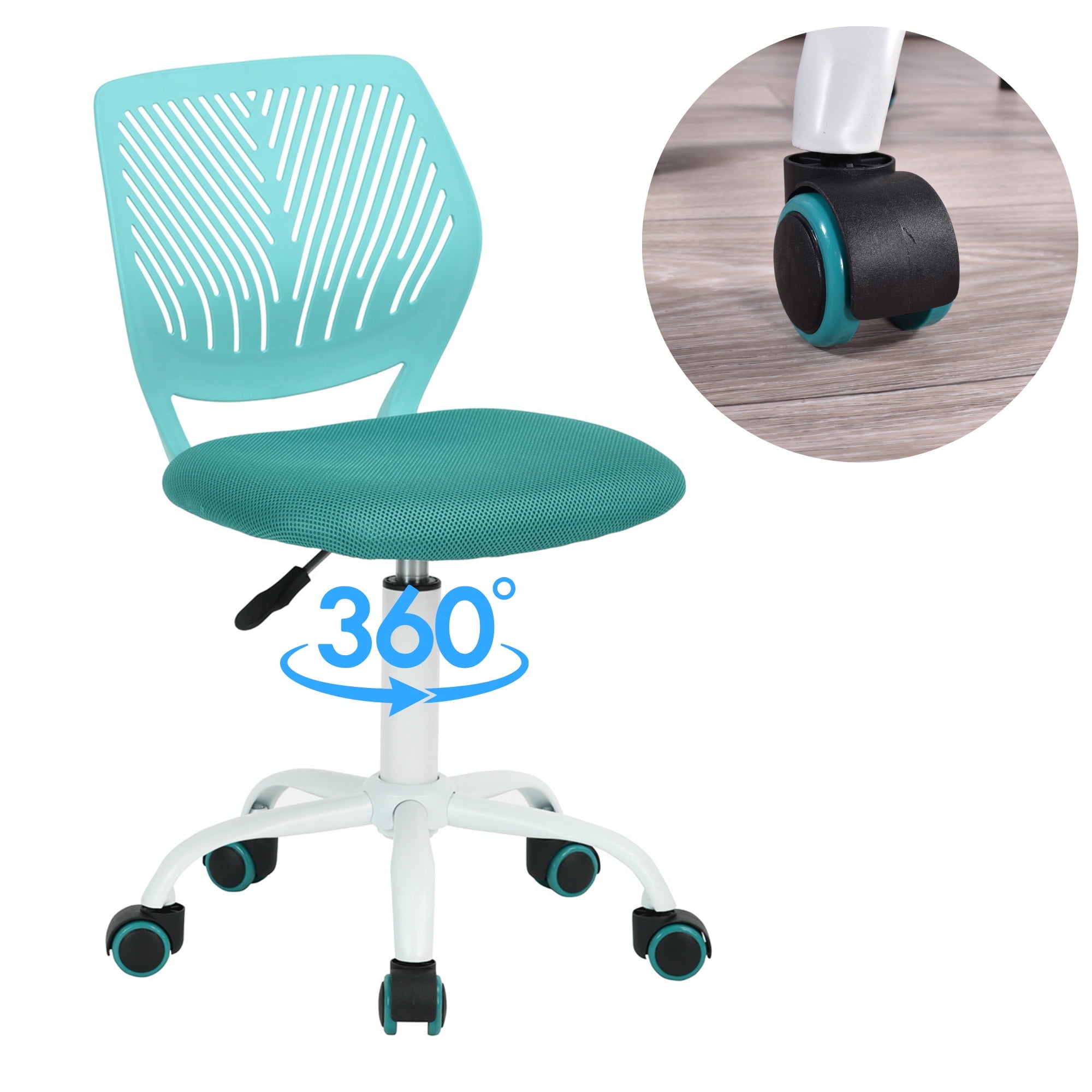 Homy Casa Teens Task Home Office Chair Ergonomic Small Cute Chair ...