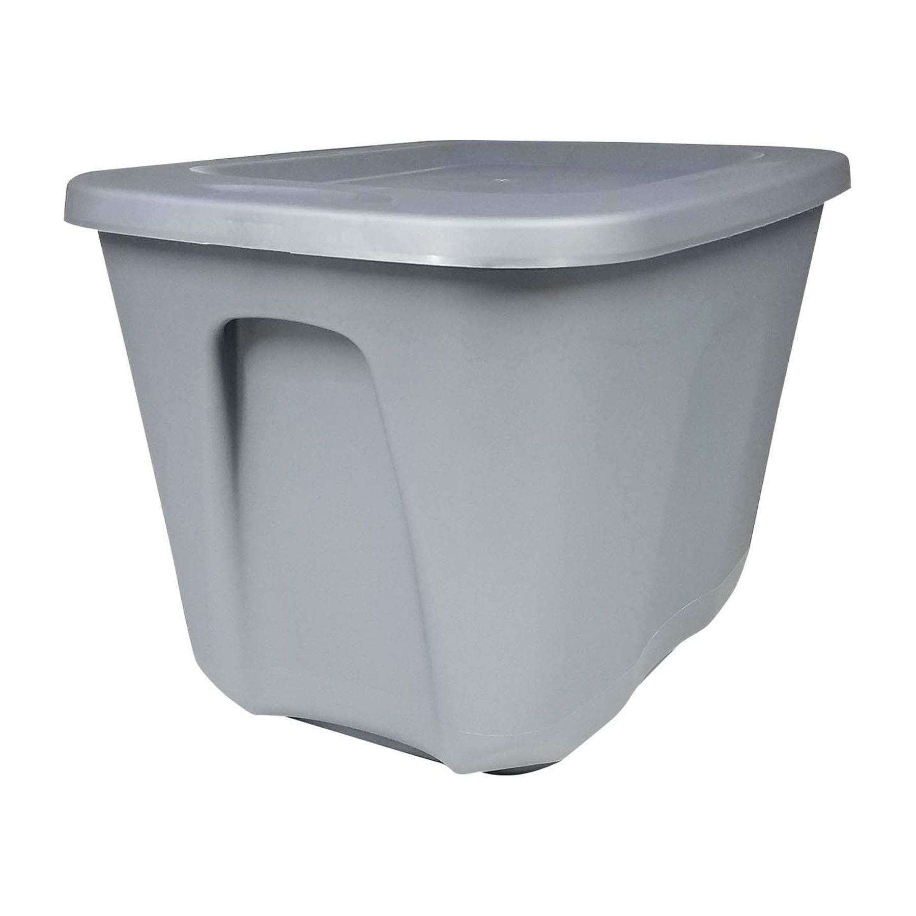 Homz 10 Gallon Titanium Silver Container, set of 5 - Walmart.com