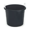 Homz® Large Round Utility 18 Gallon Plastic Rope-Handled Storage Tub ...