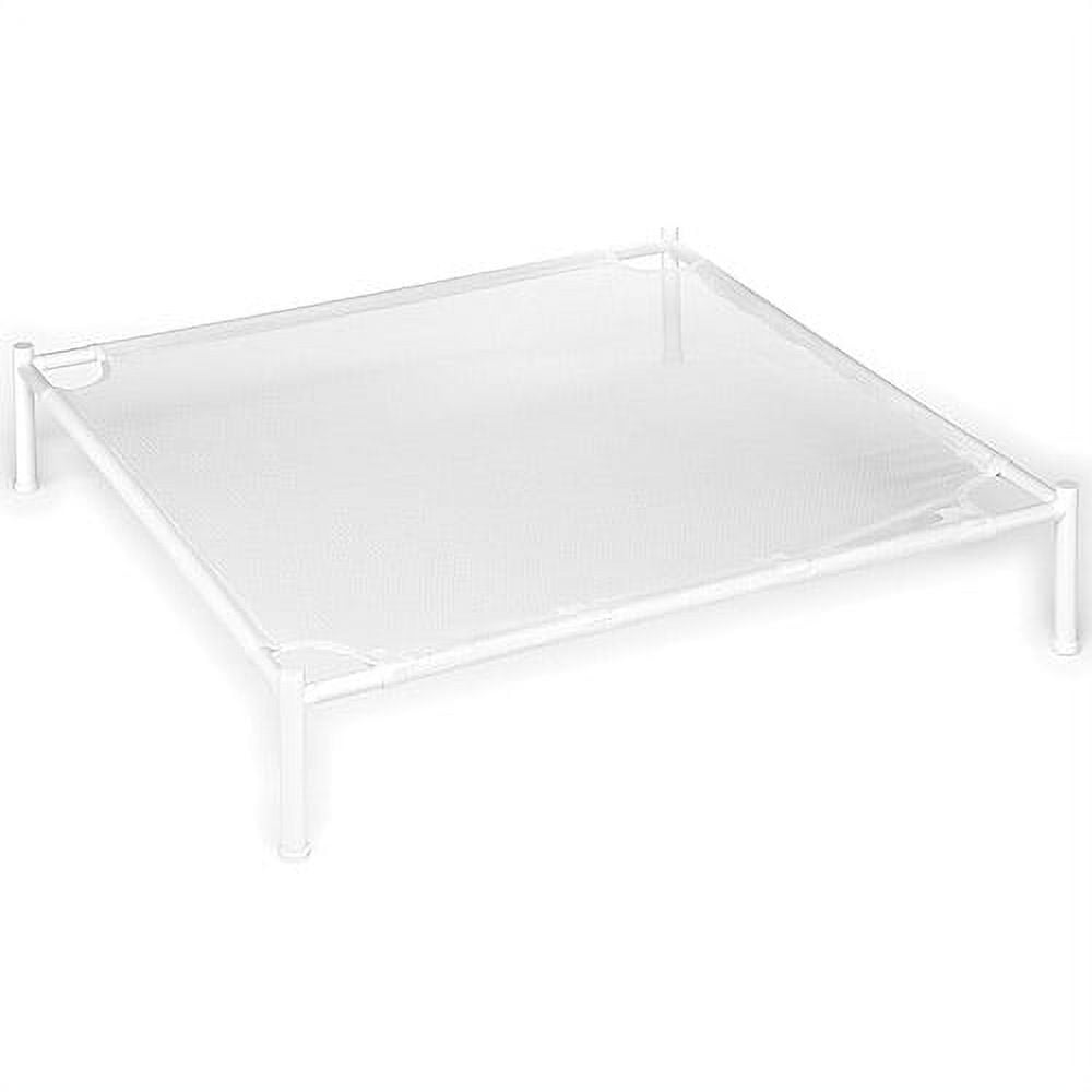 Homz® Stackable Countertop Drying Rack, White Plastic Frame with Mesh ...