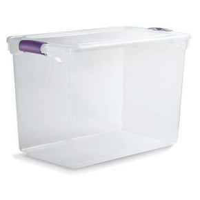 Plastic Totes in Plastic Storage Bins & Boxes | Clear - Walmart.com
