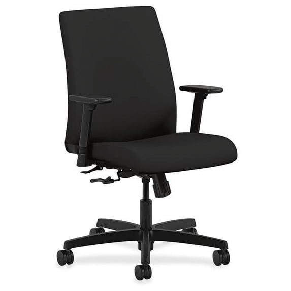 Hon Company Ignition Series Low-Back Task Chair - Black - Adjustable ...