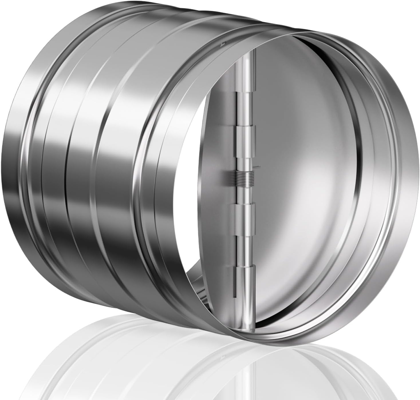 Hon&Guan 4 Inch Backflow Blocker Backdraft Damper , One Way Airflow ...