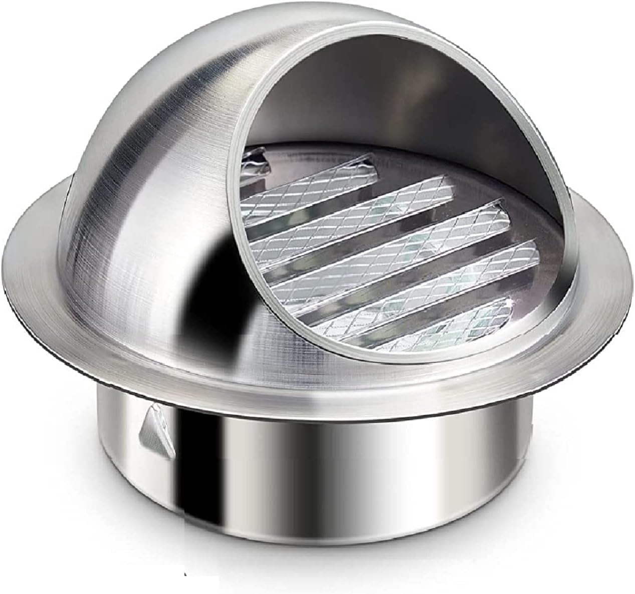 Hon&Guna 10" Wall Vent Cover Exhaust Vent with Mesh Stainless Steel ...
