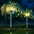 Honche Decorative Solar Powered LED Fireworks Lights for Outdoor Garden ...