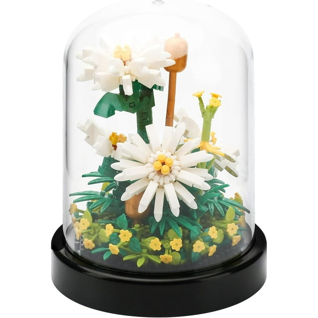 Honchoes Daisy Flowers Building Set with Cover for Adults Not ...
