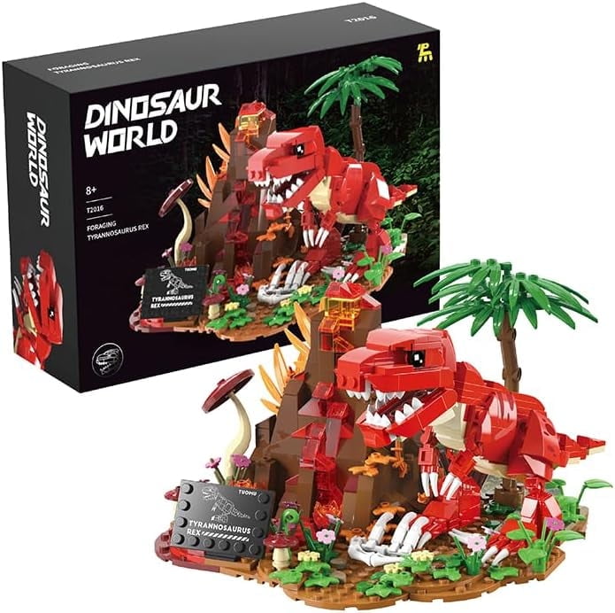 Honchoes T-Rex Building Blocks Set Compatible with Lego Dinosaur Model ...