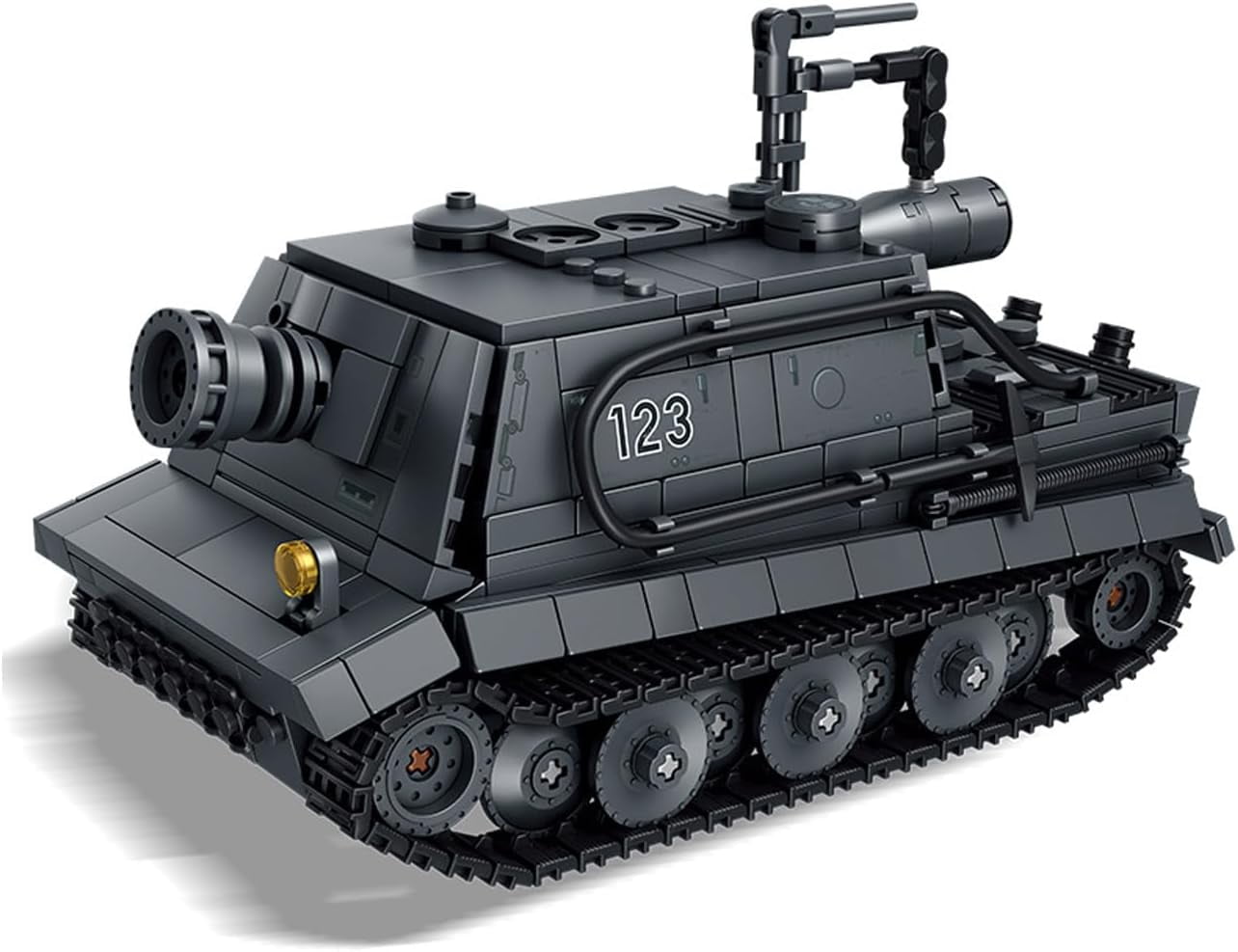 Honchoes Military Tiger Tank Building Set Compatible with Lego WW2 Army ...