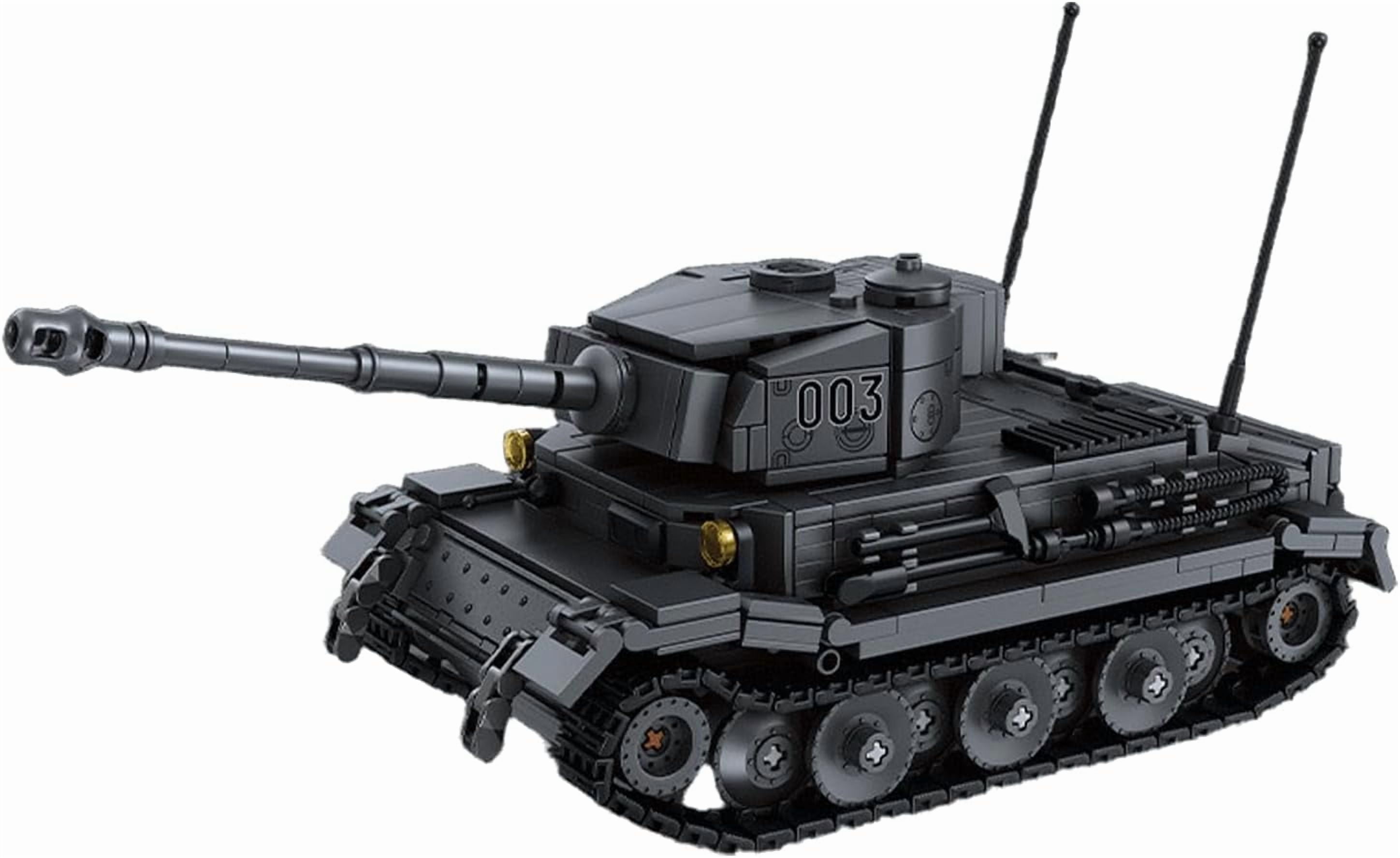 Honchoes Military Tiger Tank Building Set Compatible with Lego WW2 Army ...