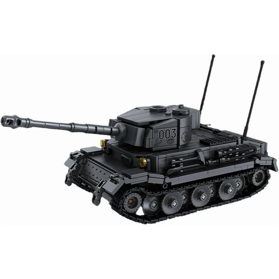 Honchoes Military Tiger Tank Building Set Compatible with Lego WW2 Army ...