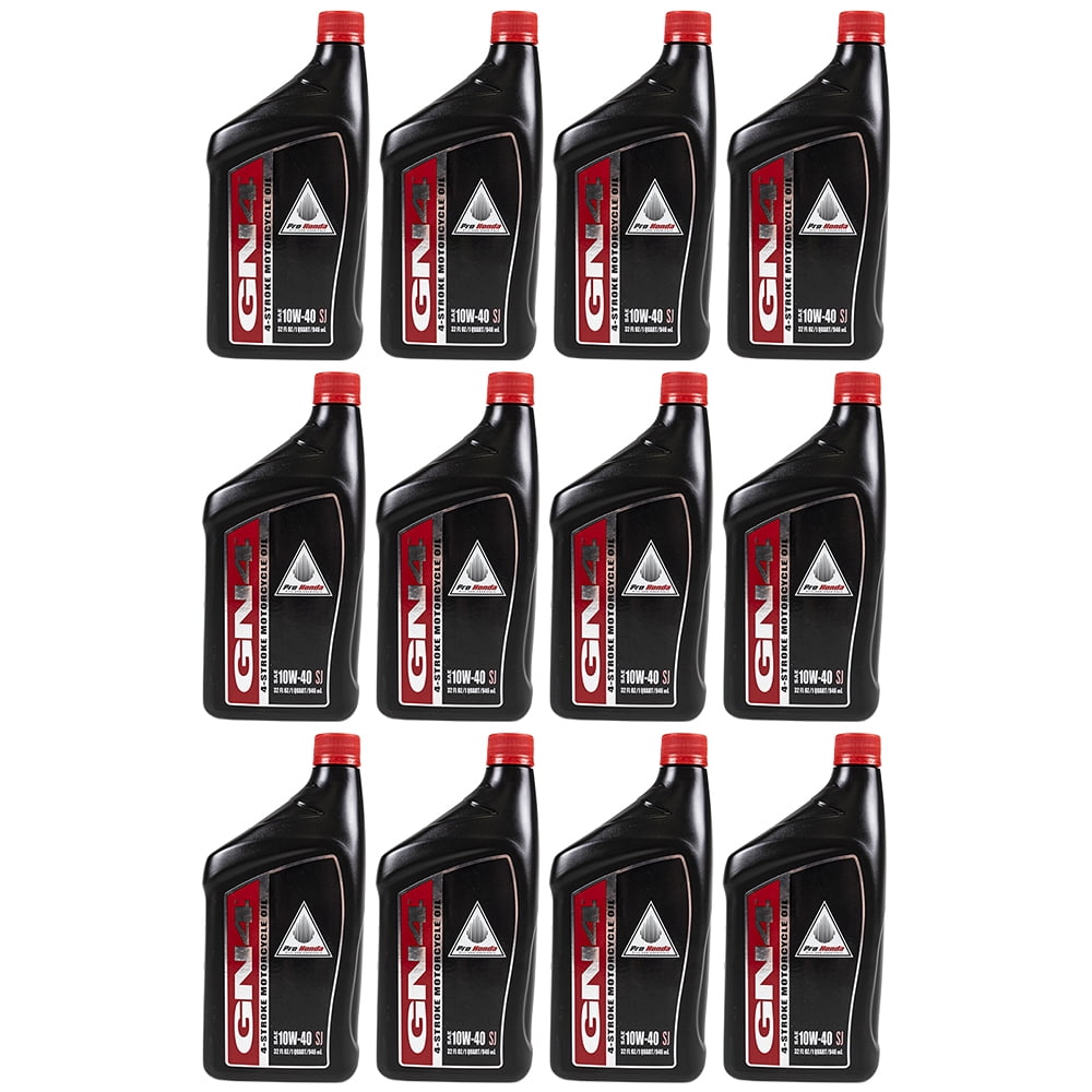 Honda Genuine GN4 10w40 Motorcycle, ATV, UTV, PWC 4-Stroke Engine Oil ...