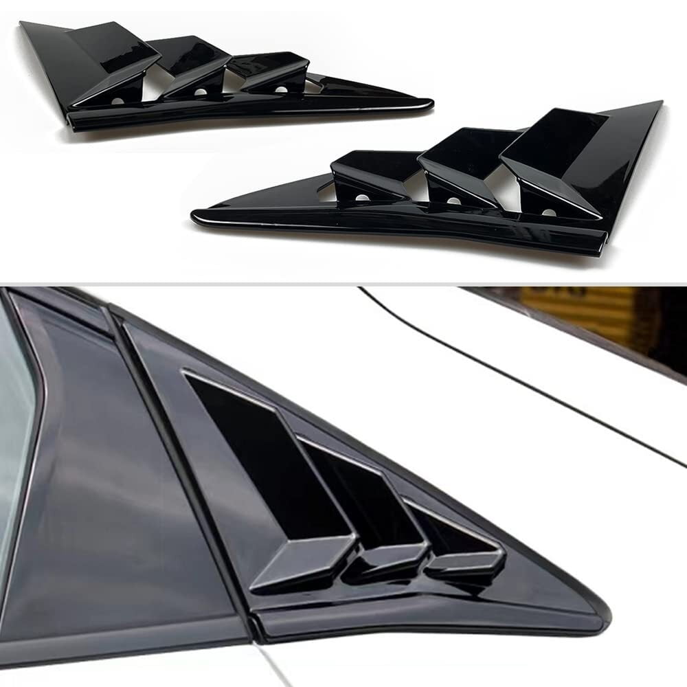For Honda 10th Gen Civic 2016-2021 Rear Side Window Louver Decorate ...