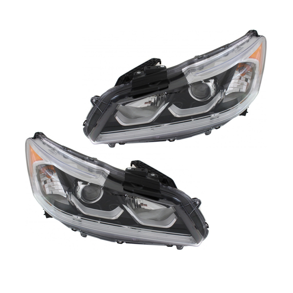 For Honda Accord 2016 2017 Headlight Driver and Passenger Side | Pair ...