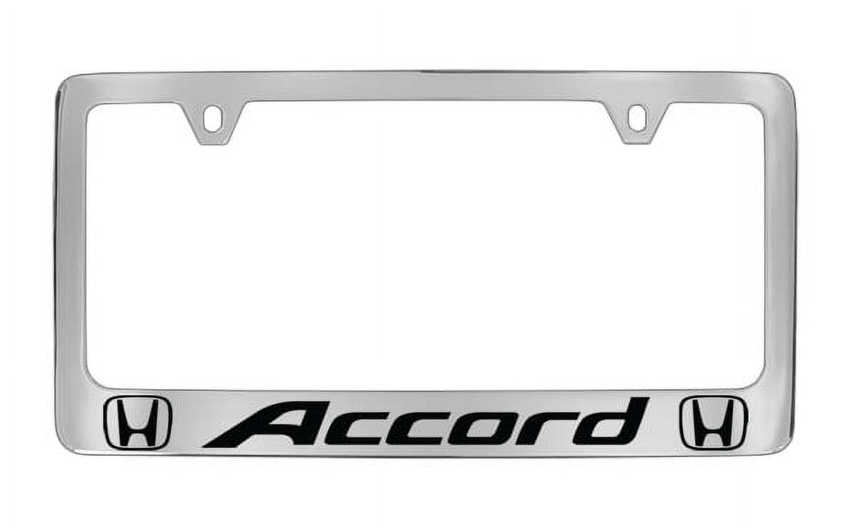 Honda Accord Chrome Plated Metal License Plate Frame Holder - Walmart.com