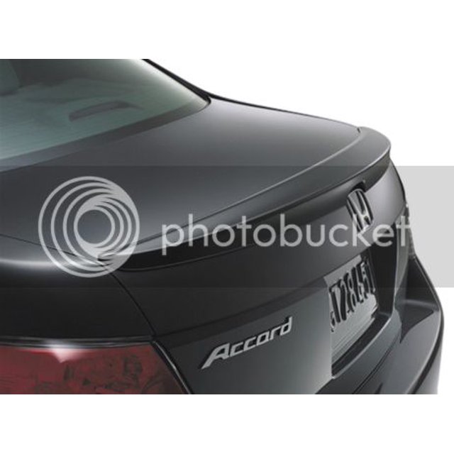 Honda Accord Sedan Lip Spoiler Painted in the Factory Paint Code of ...