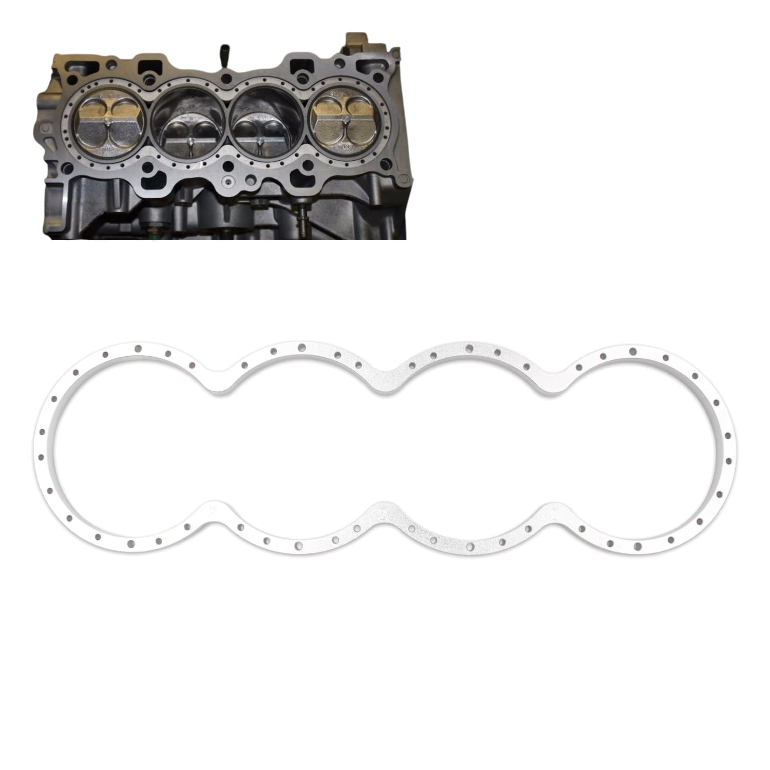 Honda/Acura K20 Aluminum Engine Block Guard Block - Walmart.com