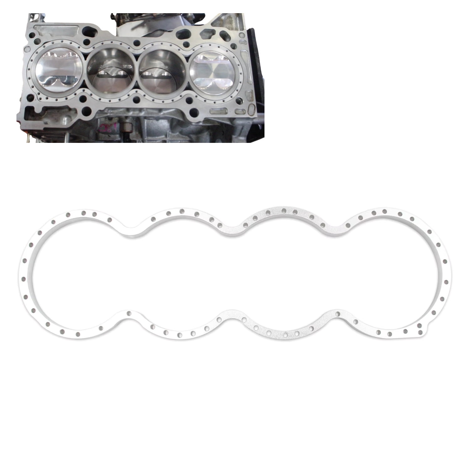 Honda/Acura K24 Aluminum Engine Block Guard Block - Walmart.com