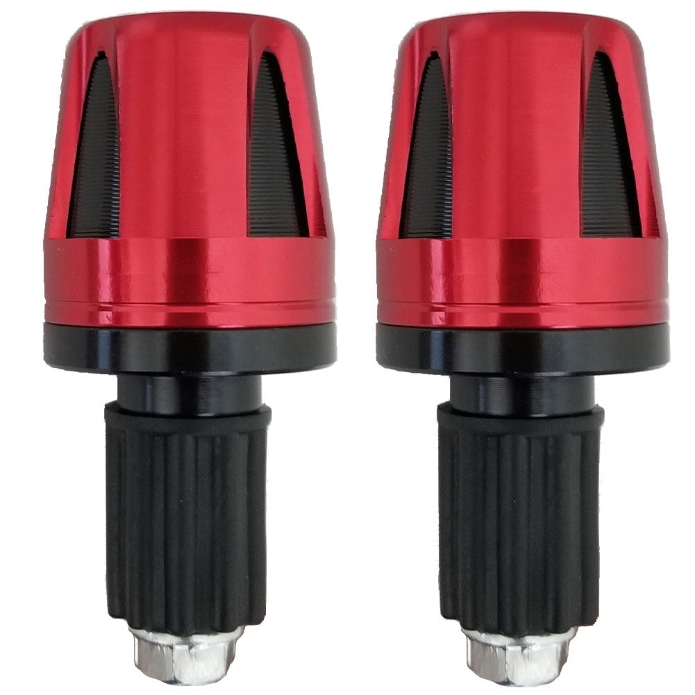 Honda CBR Red and Black Bar Ends - Walmart.com