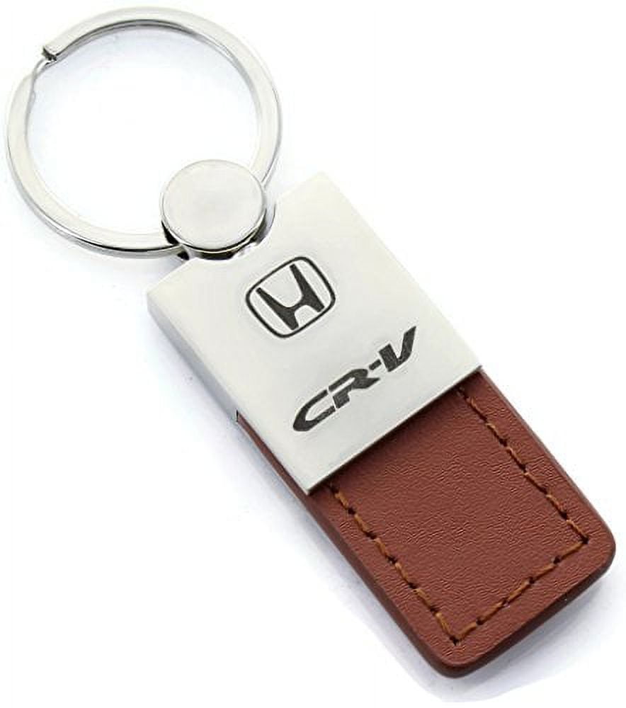 Honda CR-V Keychain & Keyring - Duo Premium Brown Leather - Walmart.com