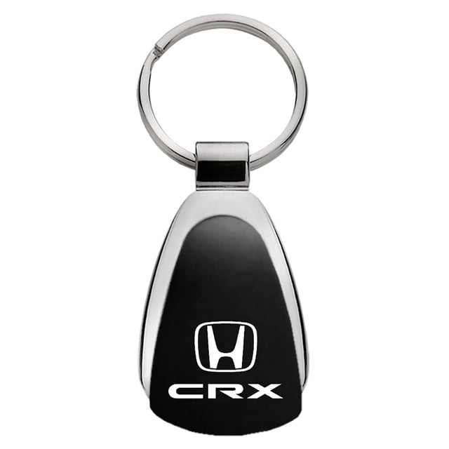 Honda CR-X Keychain & Keyring - Black Teardrop - Walmart Business Supplies