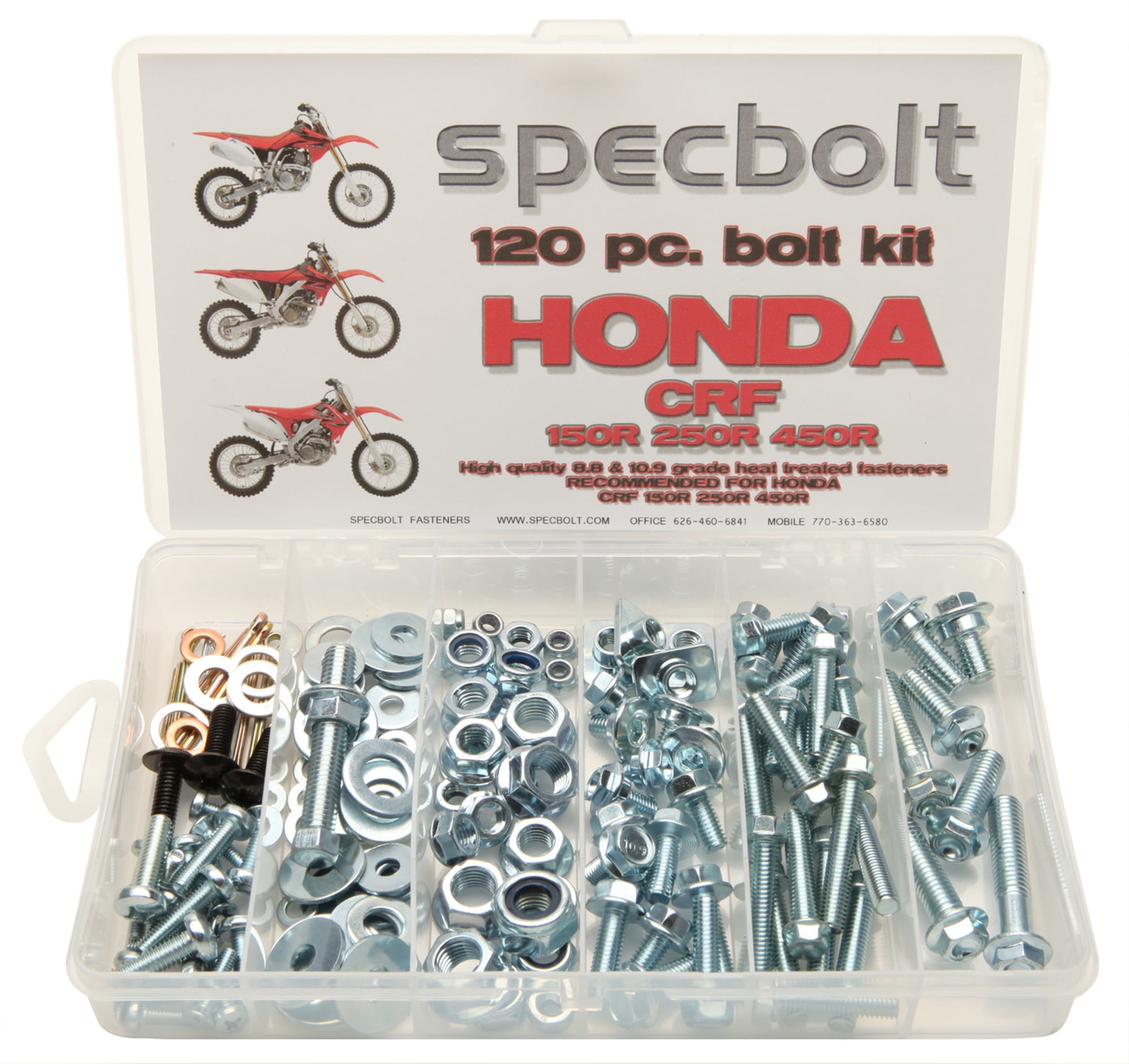 Honda CRF Models 120Pc Maintenance Bolt/Fastener Kit - Walmart Business ...